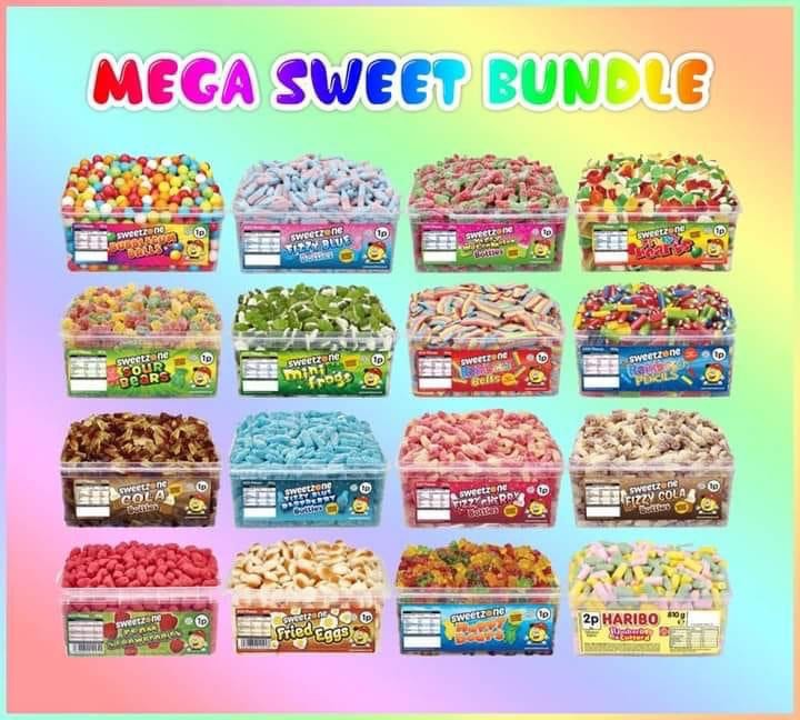 WIN THIS MEGA SWEET BUNDLE WORTH £100 FOR JUST £1 – All For Giveaways