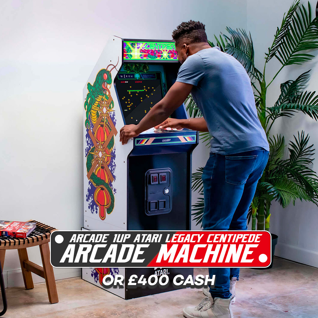 WIN THIS ATARI LEGACY CENTIPEDE ARCADE MACHINE FOR JUST £2 – All For ...