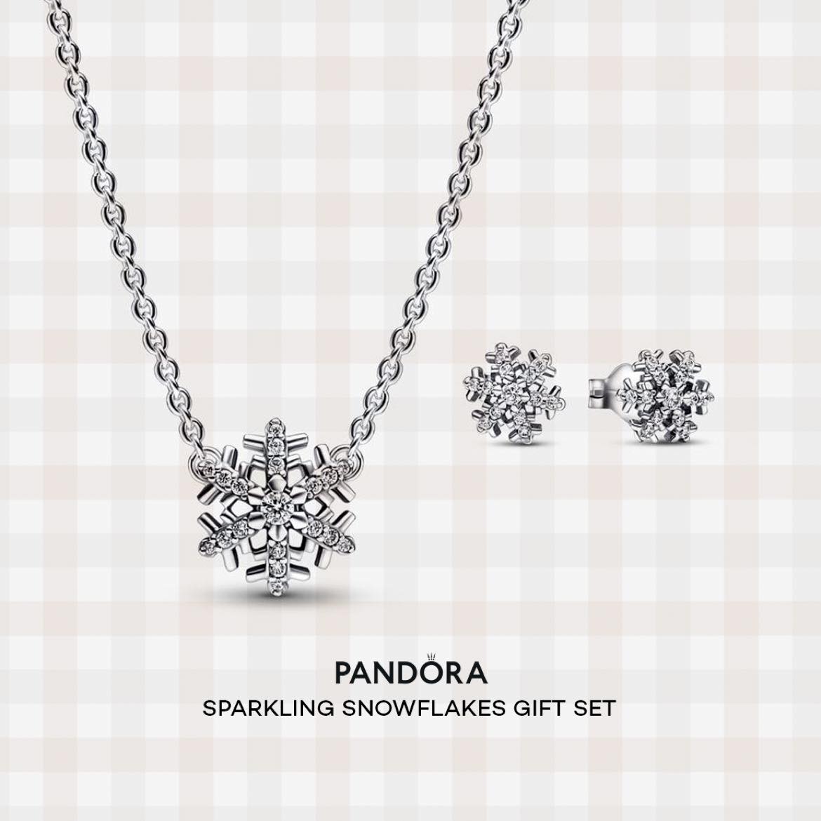 Win this Pandora Sparkling Snowflakes Gift Set for just £1 – All For ...